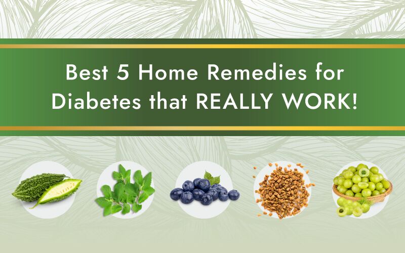 Best 5 Home Remedies for Diabetes | Diabetes natural remedies